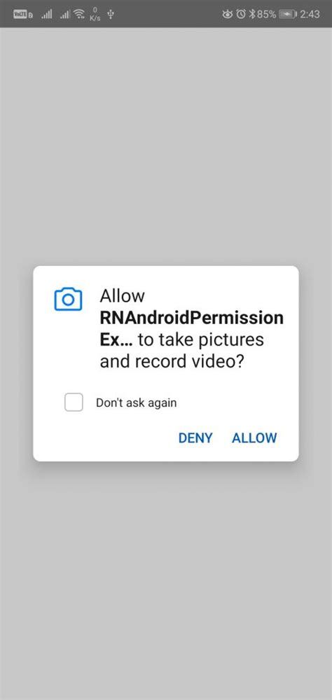 Ask Run Time Android Permission Using React Native PermissionsAndroid