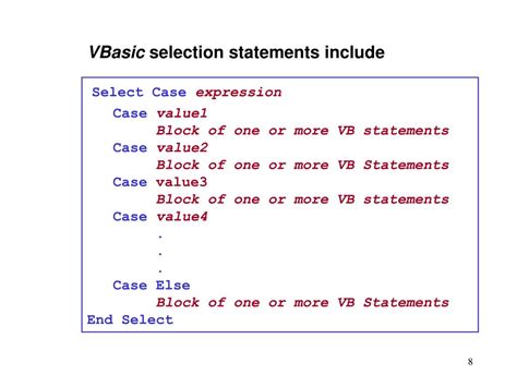 Ppt Visual Basic Loop Statements Overview Powerpoint Presentation Free Download Id5403238