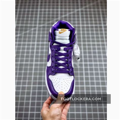 Purple High Top Dunks Nike Dunk High Whtievarsity Purple Dc5382 100 Footlockera