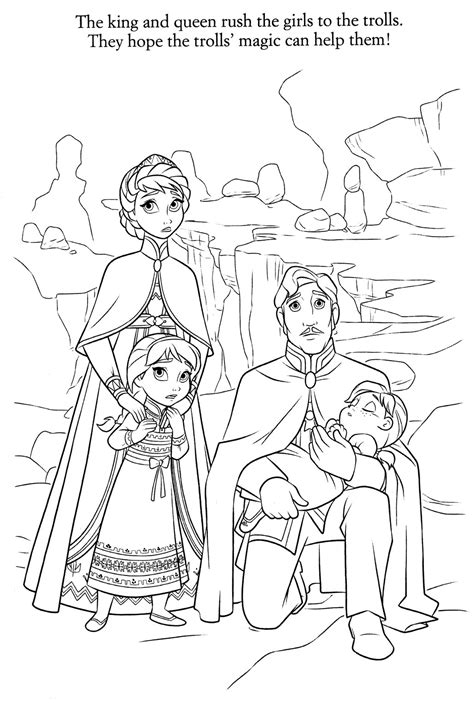 Disney King And Queen Coloring Pages
