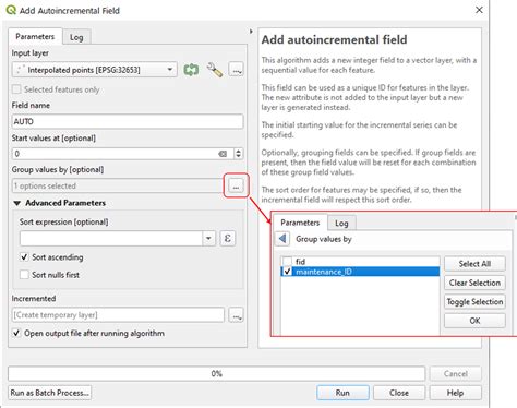 Qgis Adding Auto Incremented Value To Existing Id Geographic