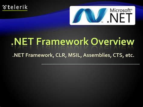 Architecture Of Net Framework Ppt