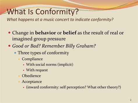 Conformity Psychology