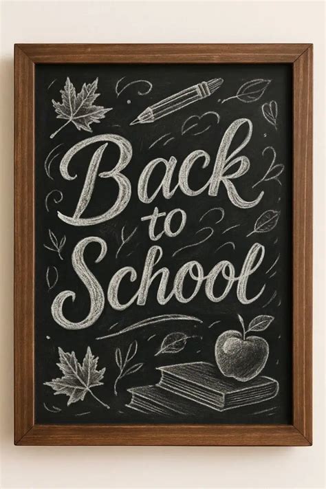 22 Back To School Chalkboard Art Ideas For Creative Classroom Decor