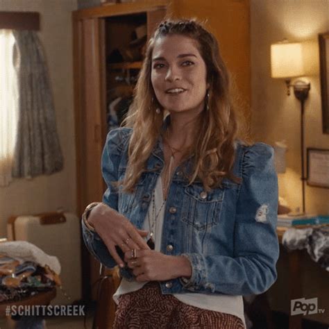 Alexis Rose Hair Flip  By Schitts Creek Find And Share On Giphy