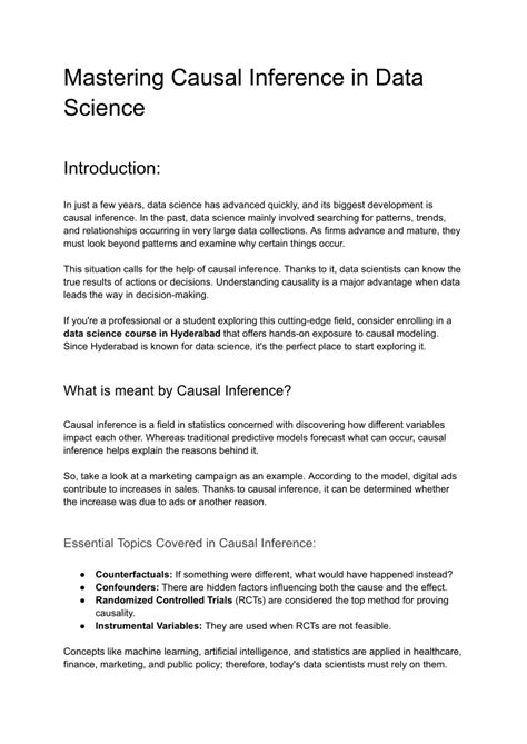 ppt mastering causal inference in data science powerpoint
