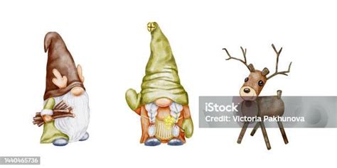 귀여운 크리스마스 격언 세트 나무 사슴 재미 있는 만화 캐릭터 수채화 손으로 그린 삽화 카드 초대장 스크랩북을위한 새해 휴가 디자인 12월에 대한 스톡 벡터 아트 및 기타