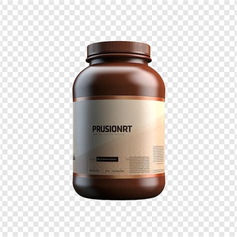 Premium PSD | Protein powder container bottle