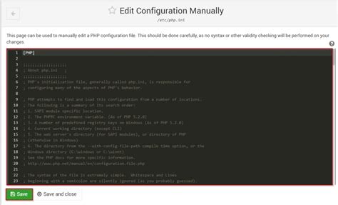 cómo editar manualmente el archivo i en virtualmin btactic open