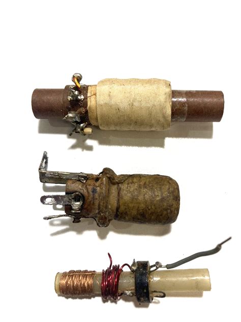 3 Lot Crystal Radio Loopstick Antenna Oscillator Coil