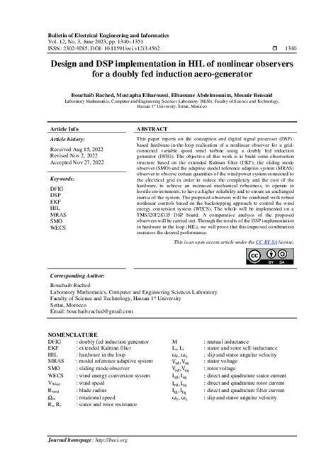 pdf design and dsp implementation in hil of nonlinear observers for a