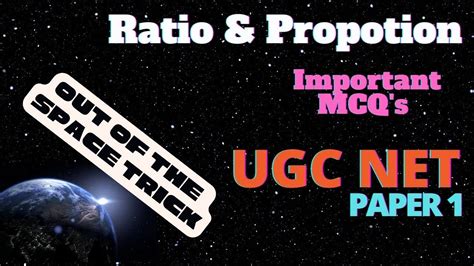 Ratio And Proportion Part 2 Ugc Net Paper 1 Mathematical