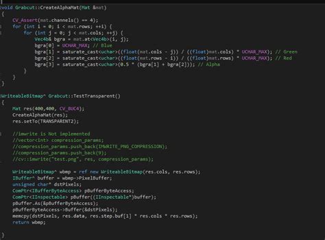 OpenCV And Windows Transparent Image Stack Overflow