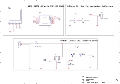 Li Ion Cell Charger With TP4056 And XIAO ESP32S3 Hackster Io