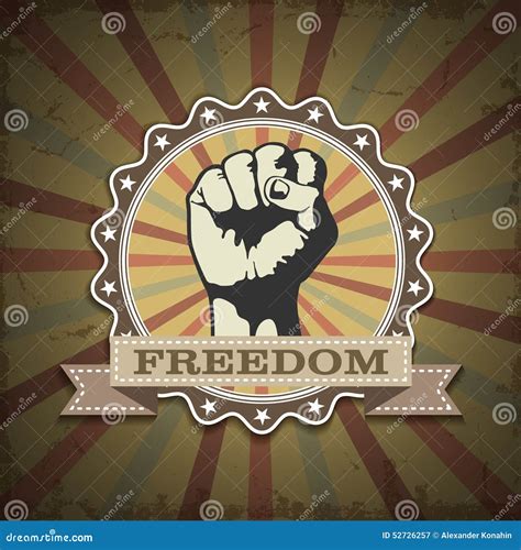 Symbol Protest Stock Vector Illustration Of Person Individuality
