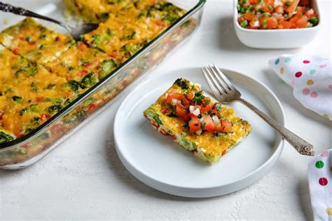 Easy Vegetable Egg Casserole Go Red For Women