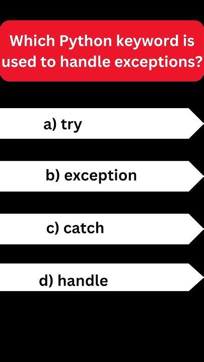 Python Interview Question Exception Handling Python Mcq Python Pythonquiz