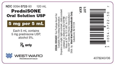 Prednisone Fda Prescribing Information Side Effects And Uses