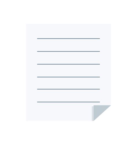 Sheet File Document In Flat PNG