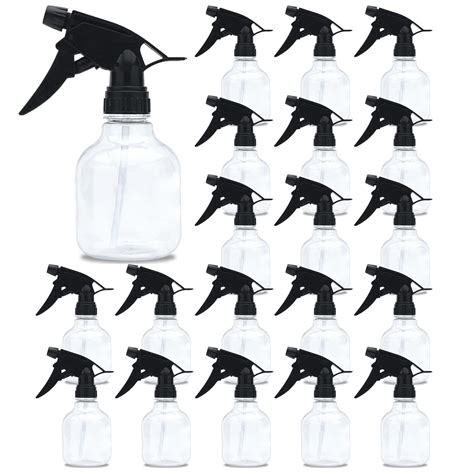 Merkaunis 20pcs 8 Oz Spray Bottle Clear Plastic Spray