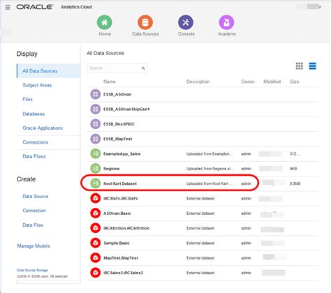 Beyond Just Data Oracle Business Analytics And More Oac Datasets And