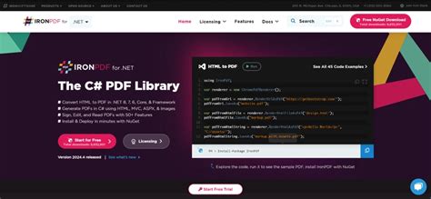Best C NET PDF Library 2024 DEV Community