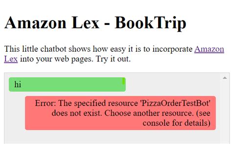 Aws Lex Web Ui Integration Rawscertifiedexperts
