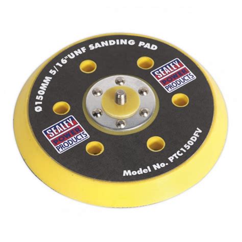 Sealey Da Dust Free Backing Pad For Hook And Loop Discs Dia 145mm 516