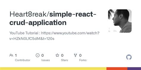 Github Heart Reak Simple React Crud Application Youtube Tutorial Https Youtube