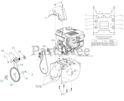 Troy-Bilt 2410 (31AS6BN2723) - Troy-Bilt Storm 24" Snow Thrower (2021) Engine Drive Parts Lookup ...