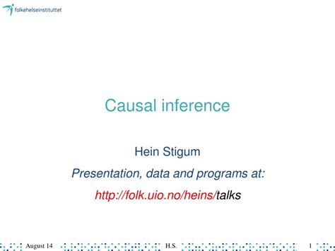 PPT Causal Inference PowerPoint Presentation Free Download ID