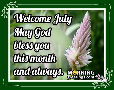 July Morning Quotes And Wishes Morning Greetings
