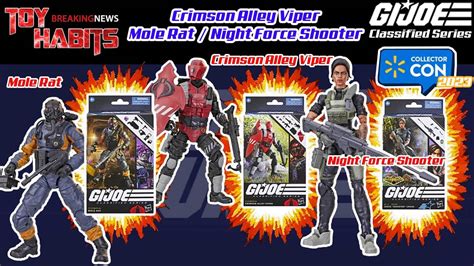 Walmart Con Exclusive Gi Joe Classified Series Crimson Alley Viper