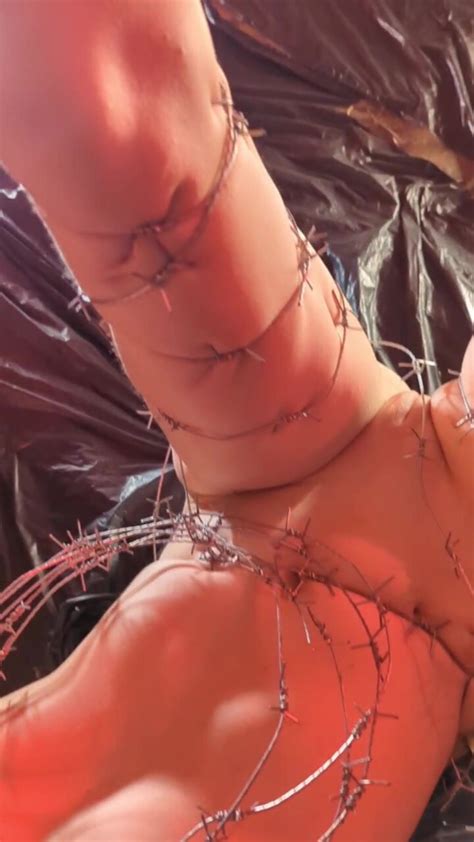 Kinky Pain Barbed Wire Bondage ThisVid