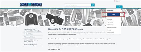 The Fior And Gentz Webshop