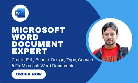 create edit format design microsoft word documents by baloch tahir