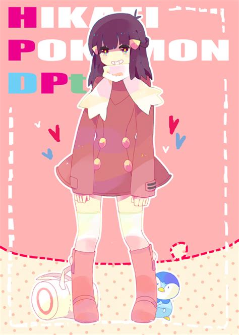 Pika73 Dawn Pokemon Piplup Nintendo Pokemon Pokemon Dppt Pokemon Platinum 1girl Boots
