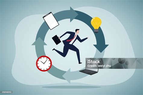 Multi Tasking High Working Efficiency Stock Illustration Download