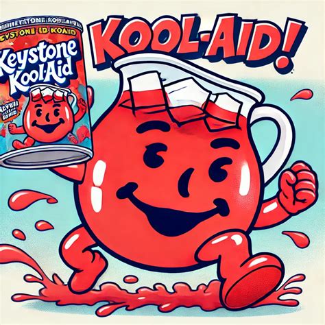 Kool Aid Embroidered Keystone Kool Aid Patch Ghost Patch