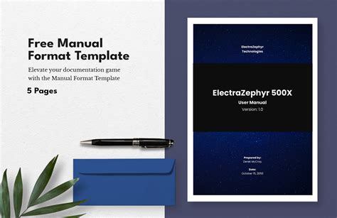 Free Editable Manual Templates In PDF To Download