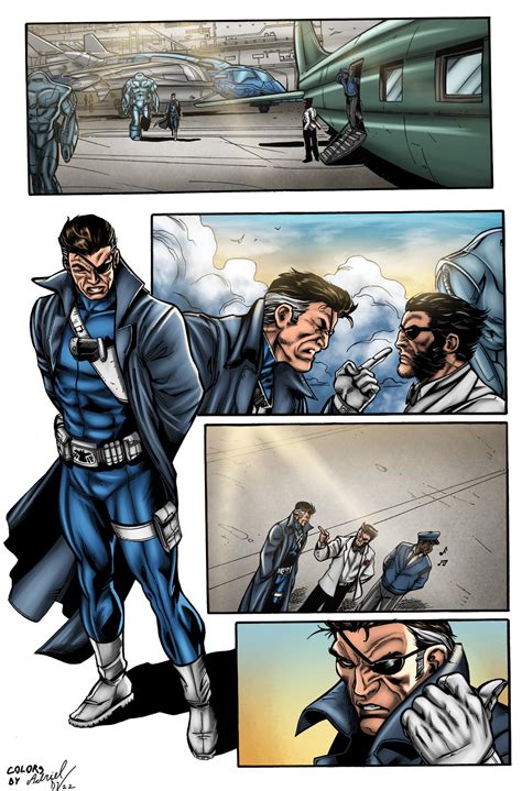 Wolverine Patch Page Colors Sample By Adrieldallavecchia On Deviantart