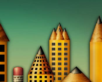 Pencil City Poster By James Larkin Tpt