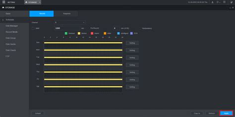 Motion Record Setup Worldeyecam Inc