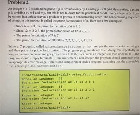 solved problem 2 an integer p 1 is said to be prime if p is