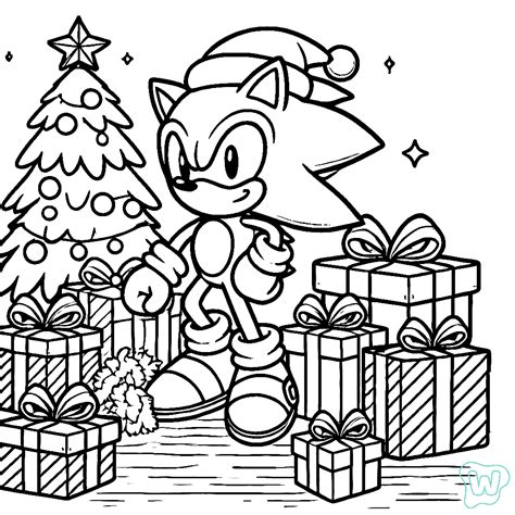 29 Sonic Weihnachten Ausmalbilder Kostenloses Pdf Ausdrucken