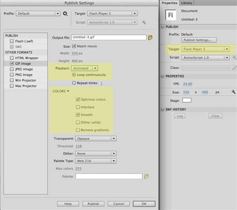 how to convert a flash swf file to an animated using png and flash