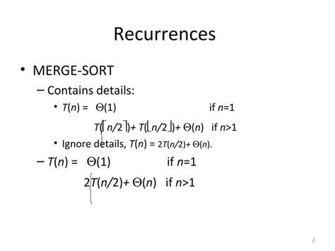 Master Method Theorem Ppt