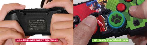 Hyperkin Pixel Art Bluetooth Controller Official Miraculous Edition For
