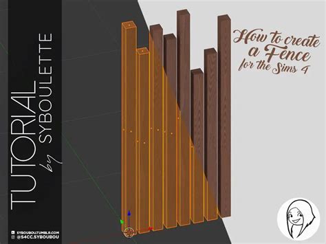 tutorial how to create a cc fence for the sims 4 syboulette custom