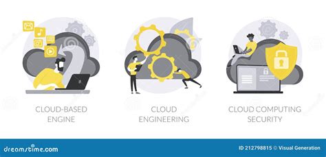 Data Storage Abstract Concept Vector Illustrations Stock Vector Illustration Of Scene Server